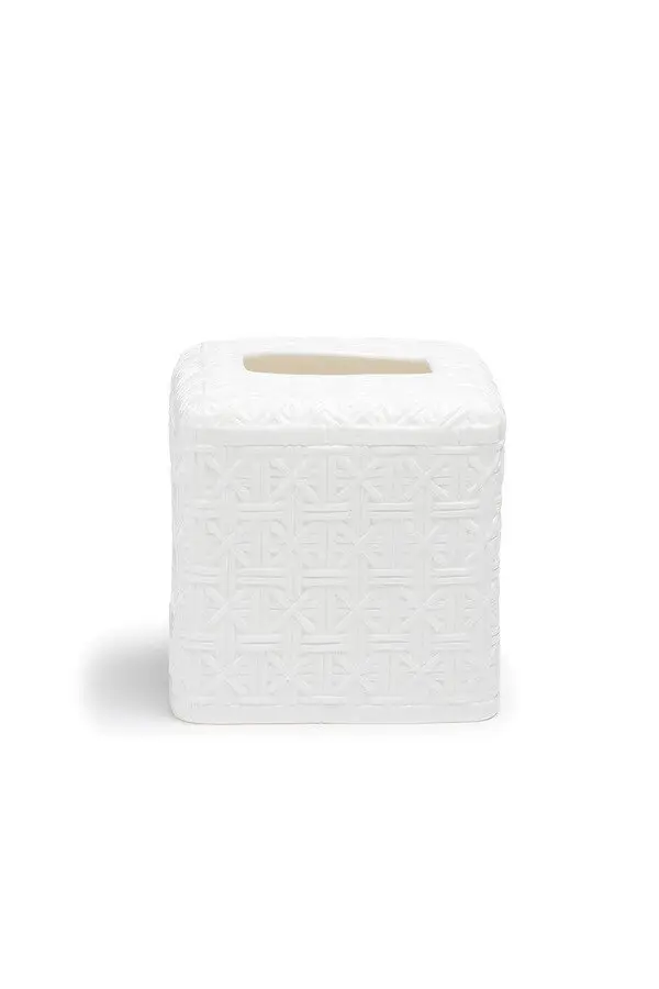 Natori Cagayan Tissue Box - White