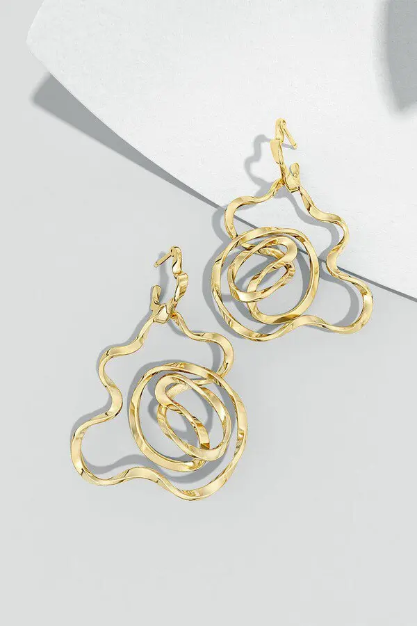 Natori Sakura 14k Hoop Earrings - Gold