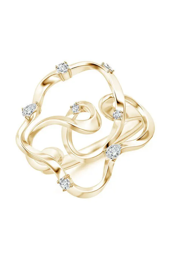 Natori Sakura 14k Scattered Diamond Ring