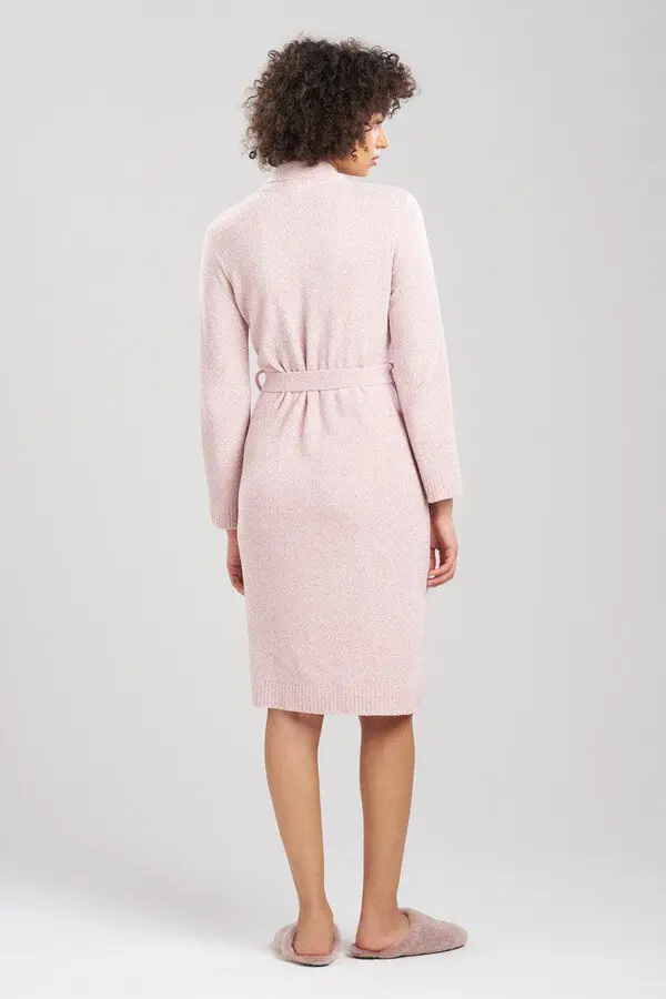 Natori Aura Heather Chenille Robe - Natural