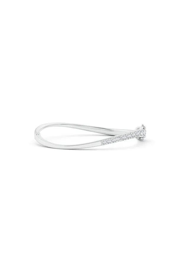 Natori Shangri-la Brushstroke 14k And Diamond Half Bracelet - Gold