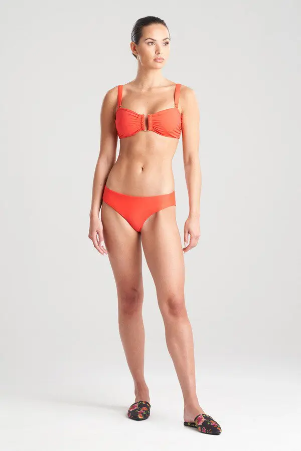 Natori Cheeky Bikini Bottom - Red / Orange