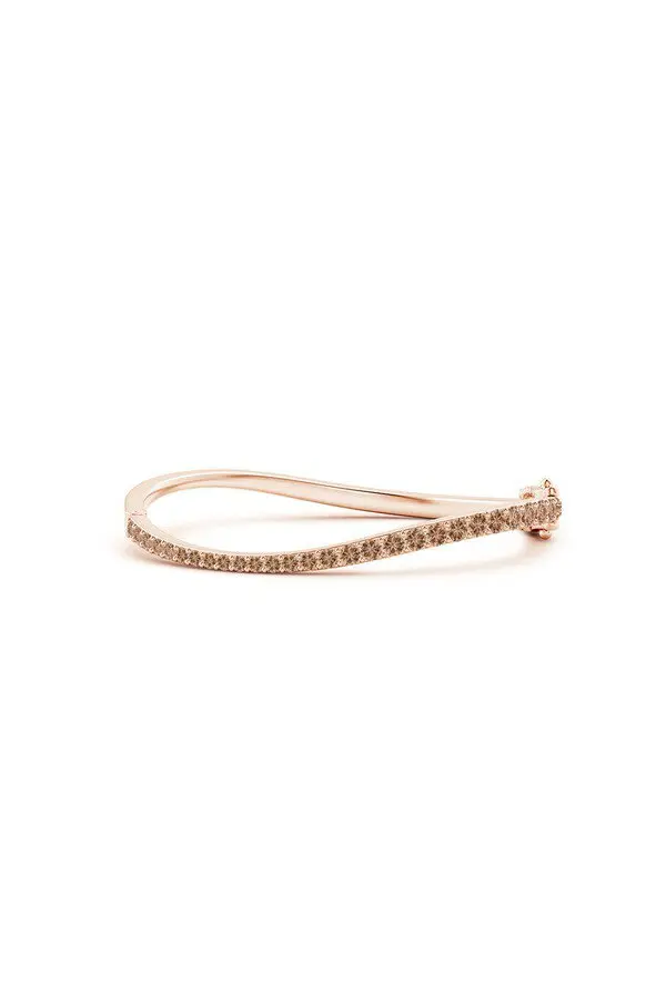 Natori Shangri-la Brushstroke 14k And Diamond Bracelet - Gold