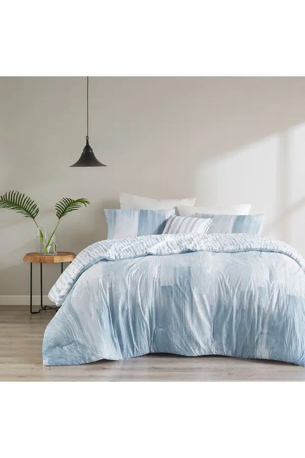 Natori Brushstroke Four-piece Comforter Mini Set