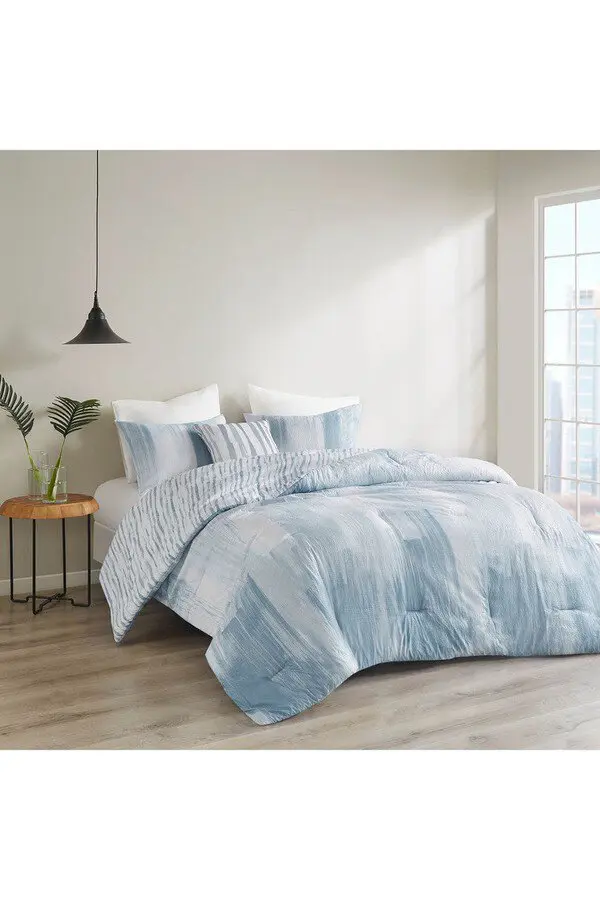 Natori Brushstroke Four-piece Comforter Mini Set