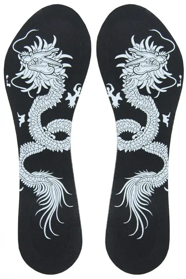 Natori Dragon Print Full Cushion Foot Gels