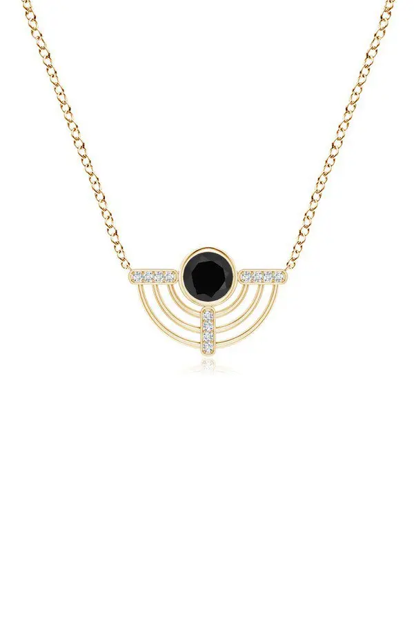 Natori Infinity 14k And Black Onyx Pendant Necklace - Gold