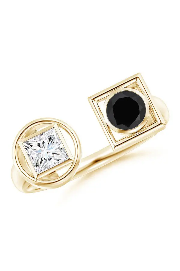 Natori Infinity 14k Two-stone Open Ring - Gold