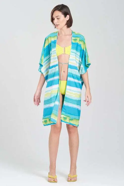 Natori Nikko Getaway Wrap - Aqua