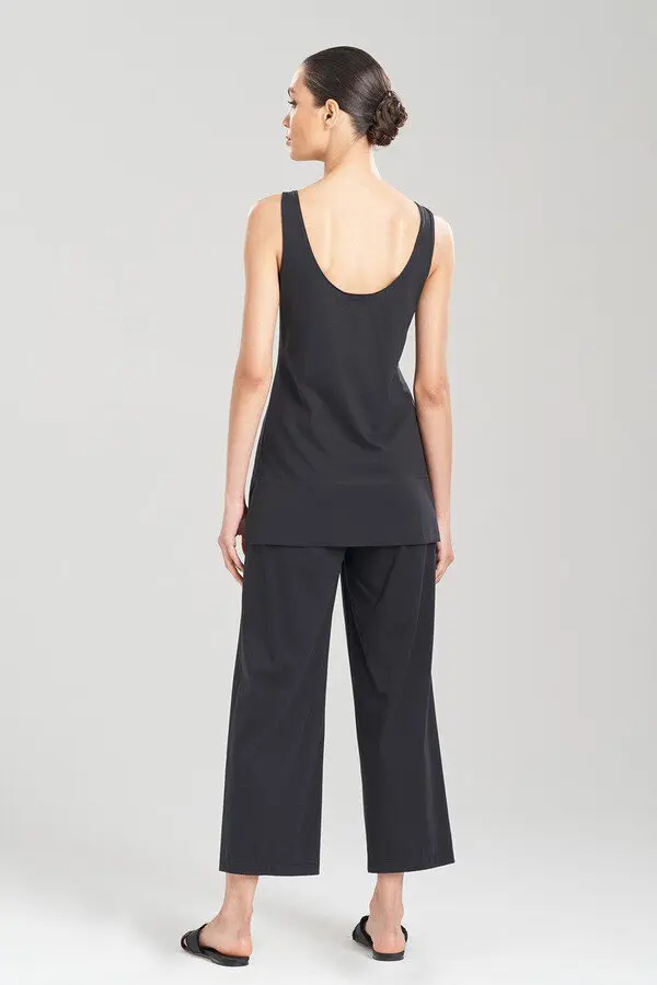 Natori Bliss Essentials Cotton Tank - Black