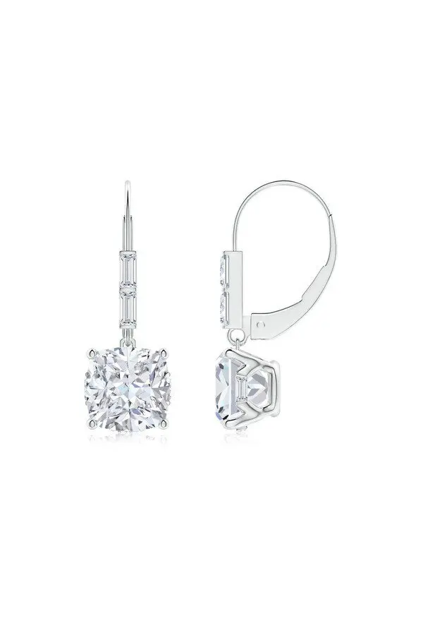 Natori Orient Express Lab-grown 14k Cushion Diamond Earrings - Gold