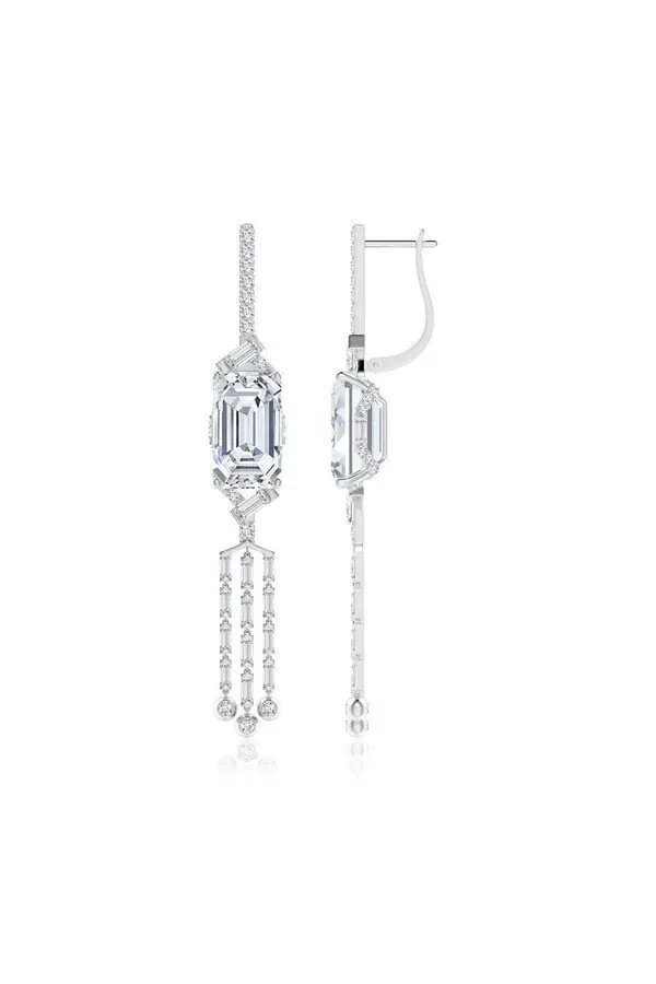 Natori Orient Express Lab-grown Diamond Tassel Drop Earrings - Gold