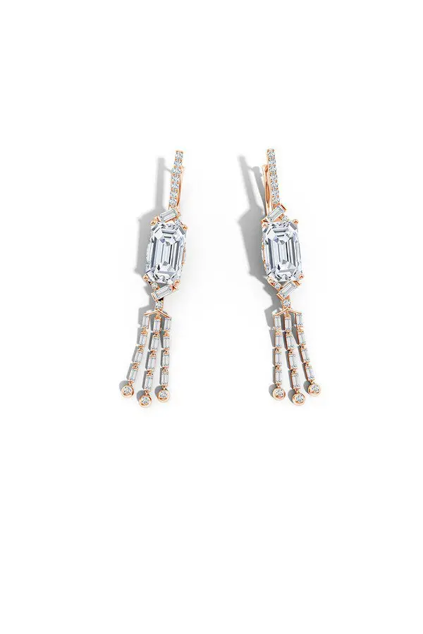Natori Orient Express Lab-grown Diamond Tassel Drop Earrings - Gold