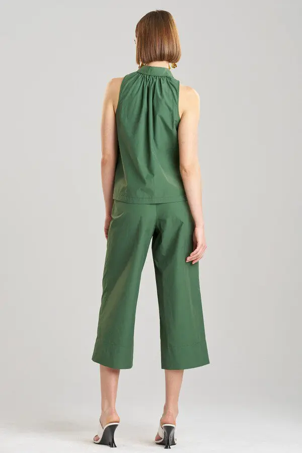 Natori Techno Poplin Sleeveless Shirt - Green