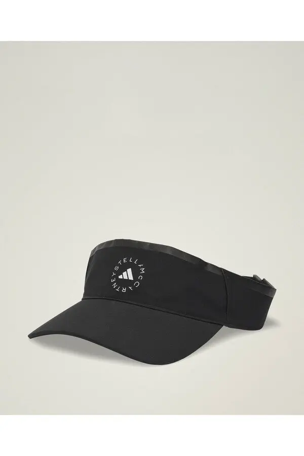 Adidas By Stella McCartney Logo Visor Cap - Black