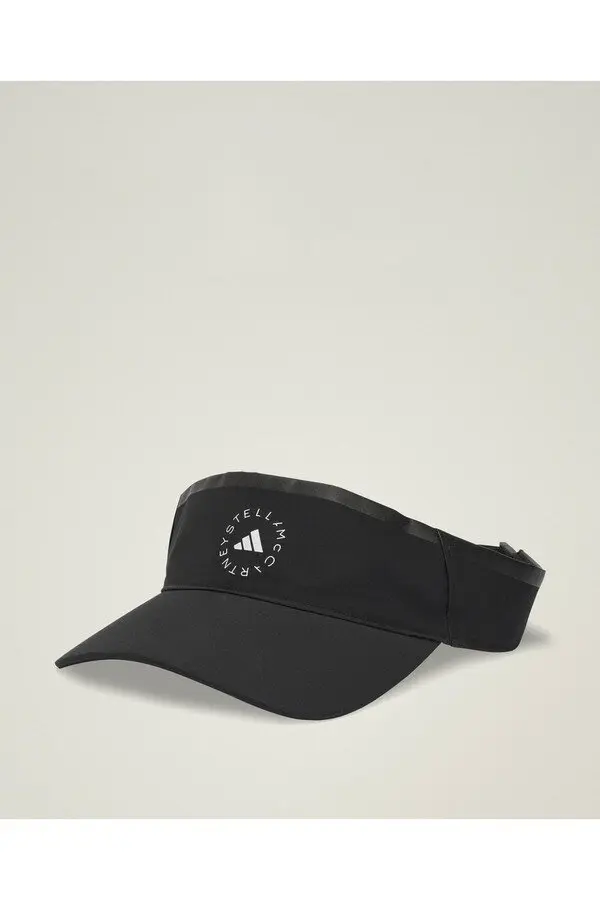 Adidas By Stella McCartney Logo Visor Cap - Black