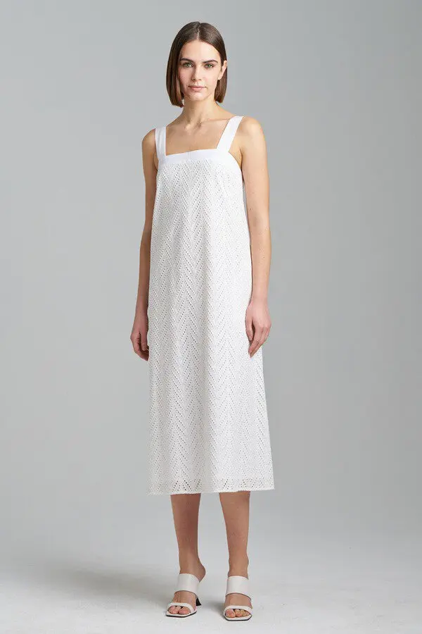 Natori Cotton Eyelet Sundress