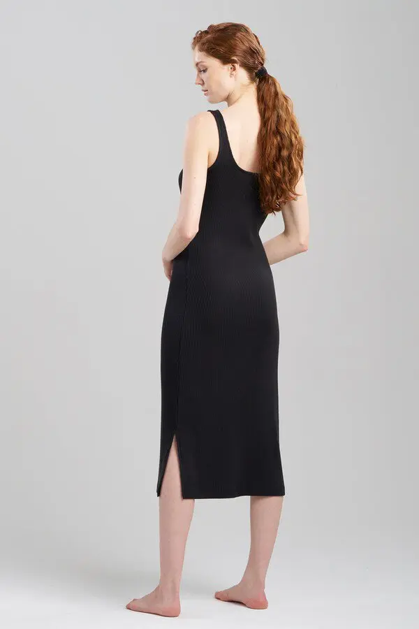Natori Eden Rib Knit Slip Dress