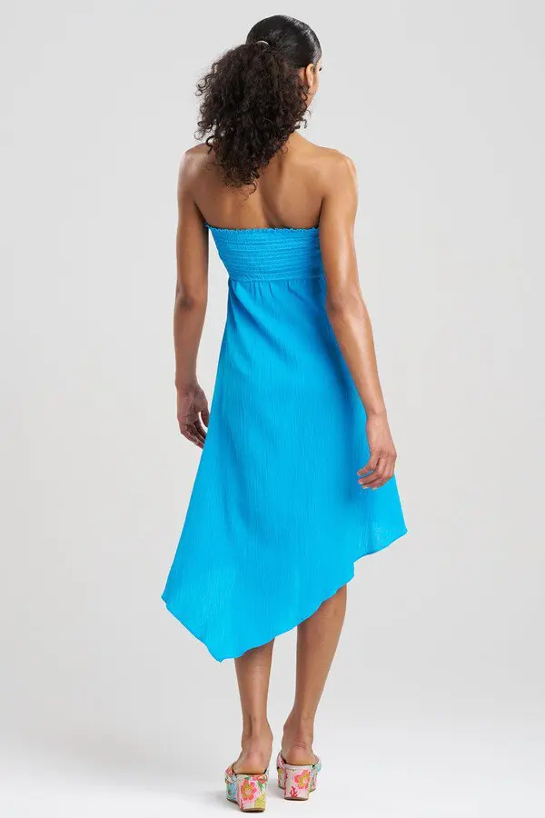 blue cotton gauze dress Kaley Cotton Gauze Dress