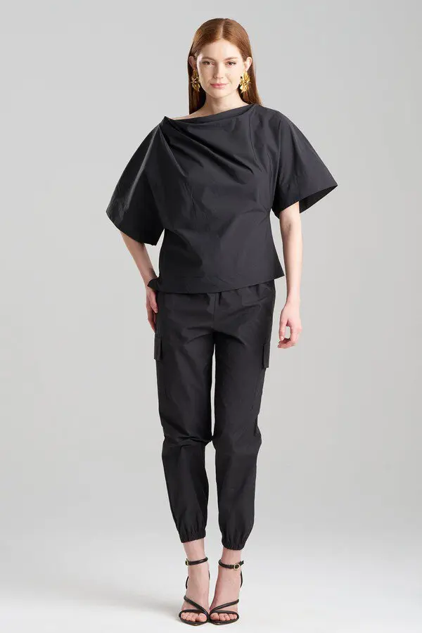 Natori Tech Cotton Taffeta Origami Top