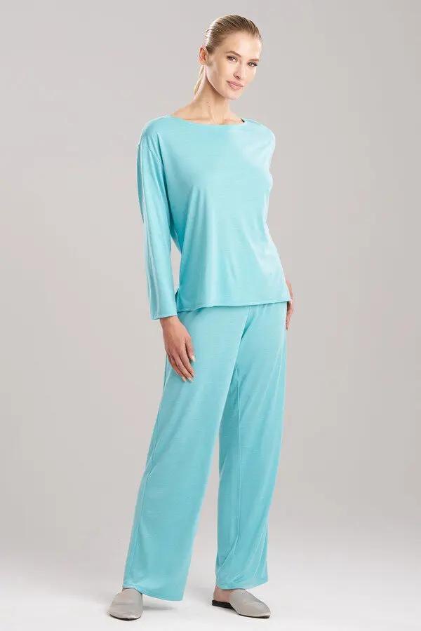 Natori Congo Long Sleeve Pj - Natural