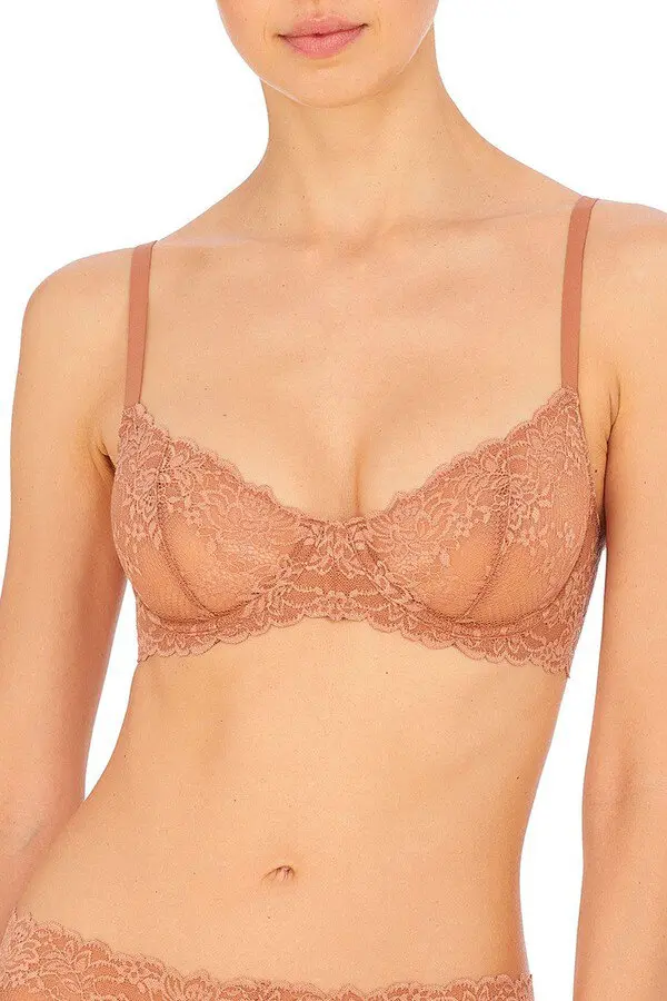 Natori Heavenly Convertible Balconette Underwire Bra - Gold