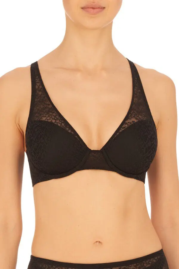Natori Pretty Smooth Full Fit Contour Underwire Bra - Black