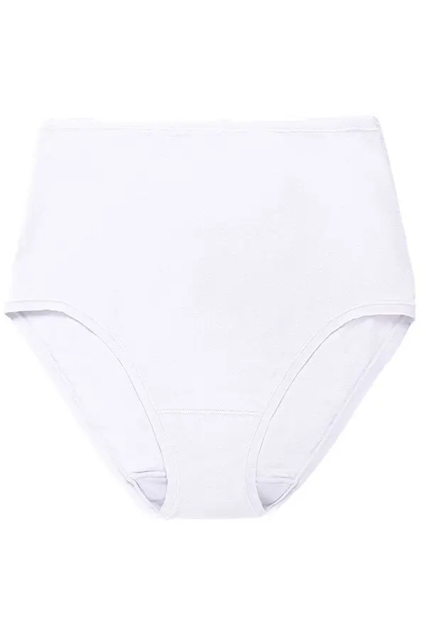 Natori Bliss Bare Cotton High Waist Brief - White