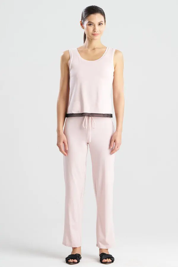 Natori Cotton Modal Tank Pj Set - Natural