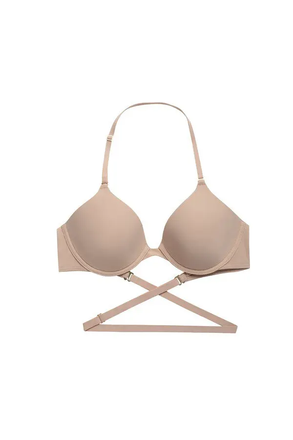 Natori Verge Convertible Plunge T-shirt Bra - Gold