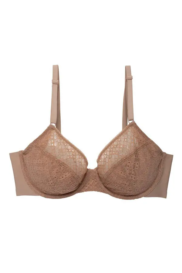 Natori Harmony Smooth Back Underwire Bra - Brown
