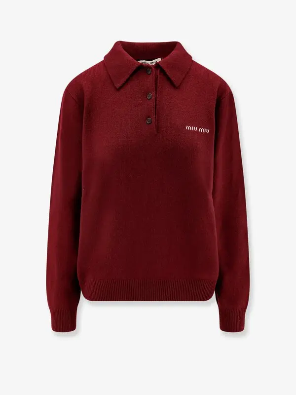 Miu Miu Cashmere Polo Sweater