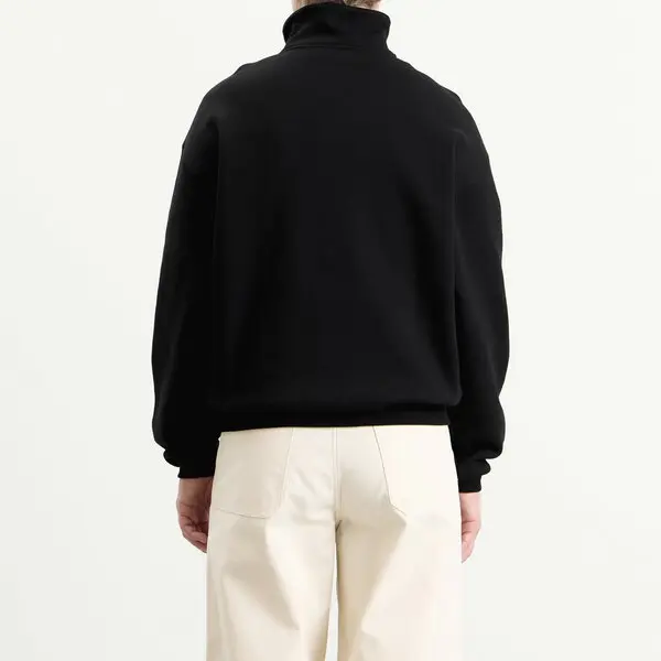 Jacquemus Grosgrain Zip Sweat - Black