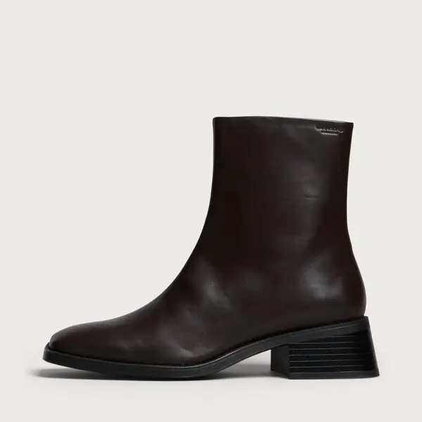 VAGABOND SHOEMAKERS Blanca Leather Ankle Boot - Chocolate
