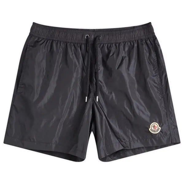 Moncler Logo Swim Shorts - Navy