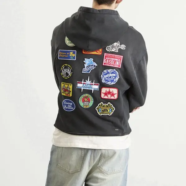 Amiri Station Patch Oversized Hoodie