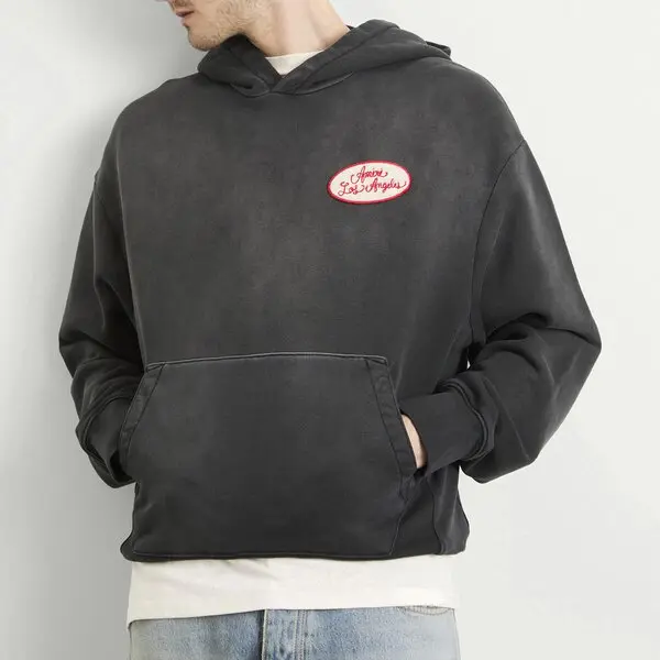 Amiri Station Patch Oversized Hoodie