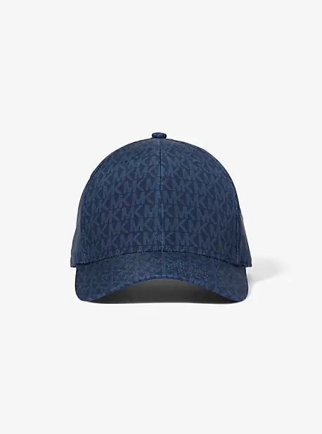 Michael Kors Signature Logo Baseball Hat - Blue