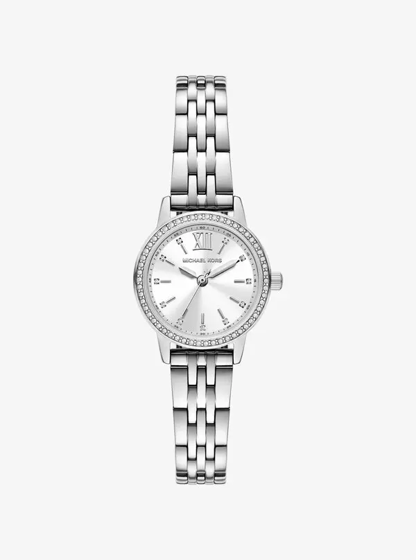 Michael Kors Mini Pavé Stainless Steel Watch