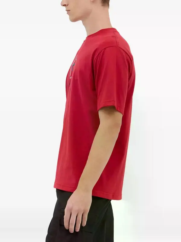 ICE & TECHNO Graphic-print Crewneck T-shirt
