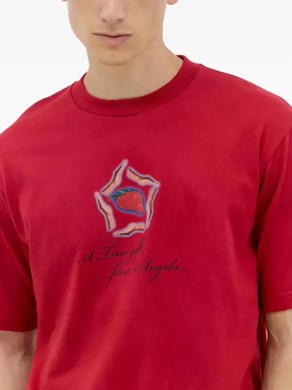 ICE & TECHNO Graphic-print Crewneck T-shirt