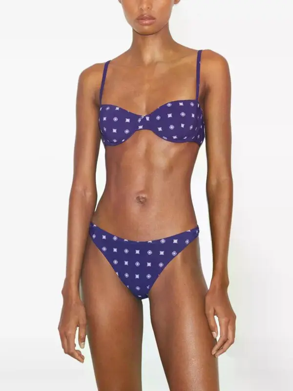 Tory Burch Geometric-pattern Bikini Bottom