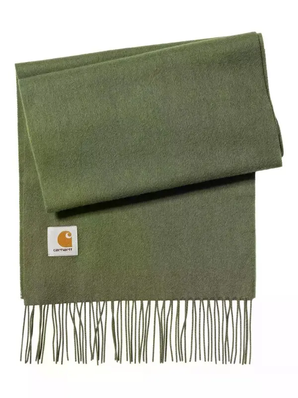 Carhartt Work In Progress Fringed Wool Scarf - Green