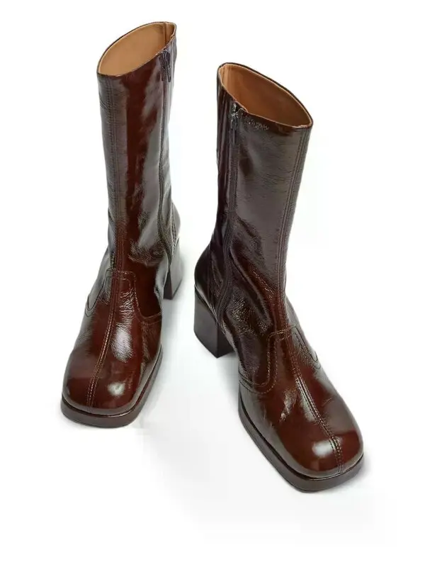 MIISTA Cass Patent-leather Boots