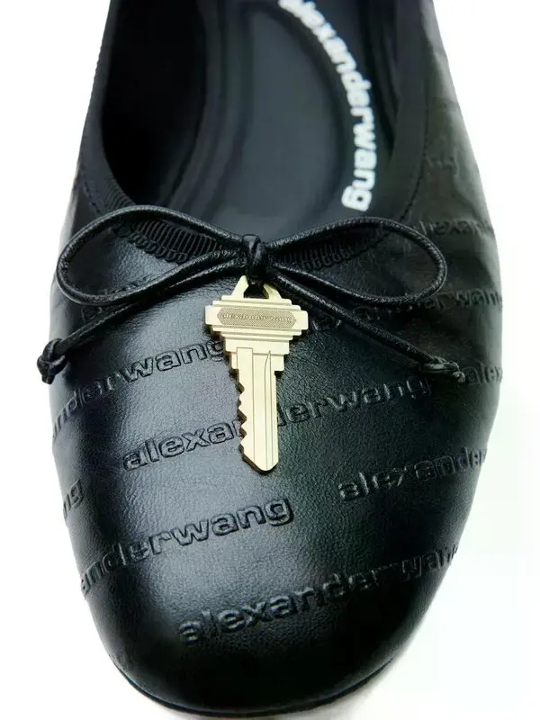 Alexander Wang Key-detail Quilted Ballerinas