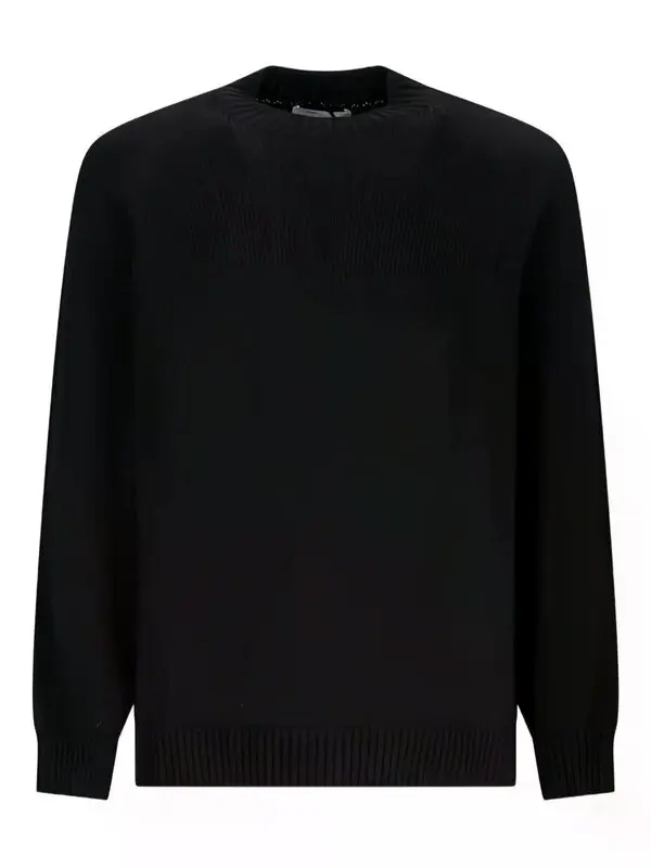 LARDINI Raglan-sleeve Crew-neck Sweater