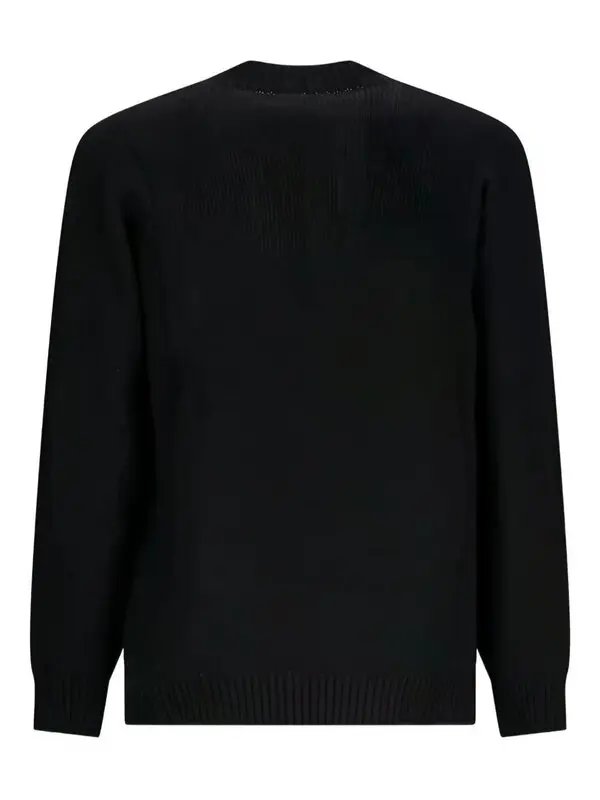 LARDINI Raglan-sleeve Crew-neck Sweater