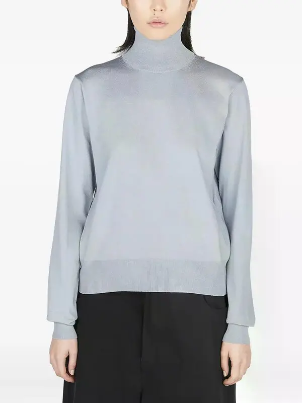 Balenciaga High-neck Ribbed Sweater
