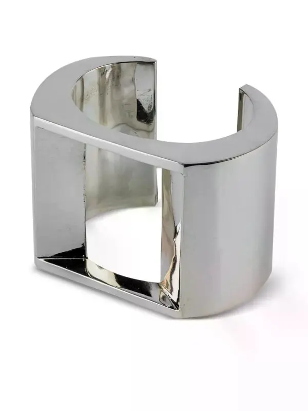 PARTS OF FOUR Sterling Crescent Plane Gateway Bracelet - Silver