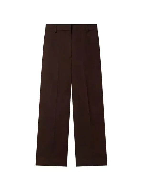 Stella McCartney Wool Twill Trousers - Brown